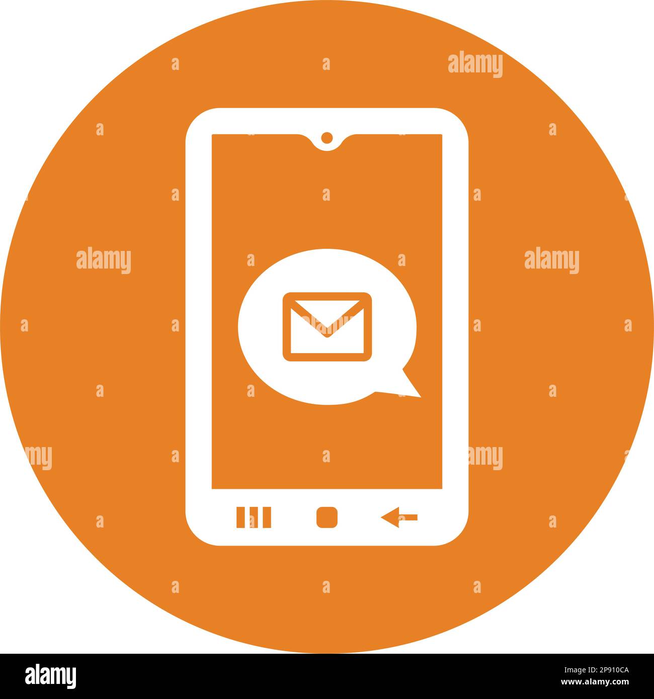 Message, phone, SMS icon, vector graphics for various use Stock Vector ...