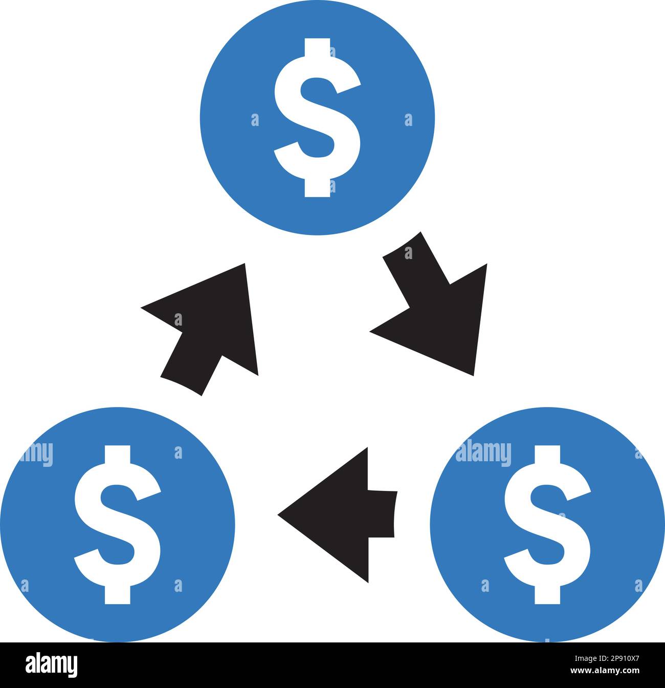 Money recycle icon. Editable Vector EPS. Meticulously design and Well ...