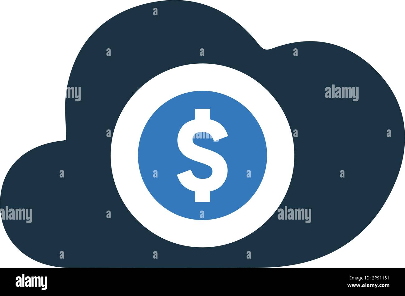 Money rain icon. Editable Vector EPS. Meticulously design and Well ...