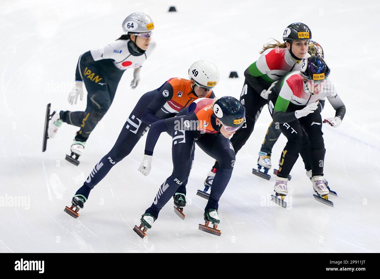 SEOUL, KOREA - MARCH 10: Selma Poutsma of the Netherlands and Xandra ...