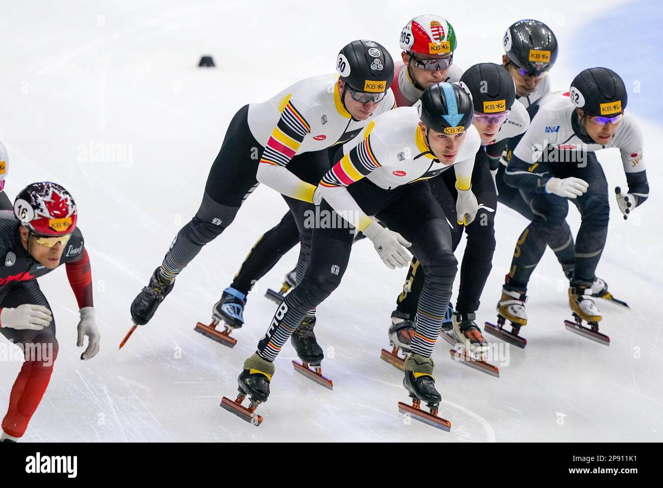 SEOUL, KOREA - MARCH 10: Ward Petre of Belgium and Stijn Desmet of ...