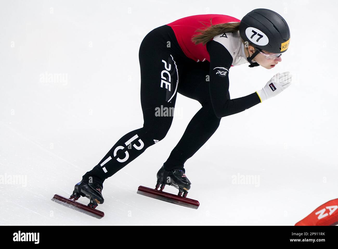 SEOUL, KOREA - MARCH 10: Gabriela Topolska of Poland competing on the ...