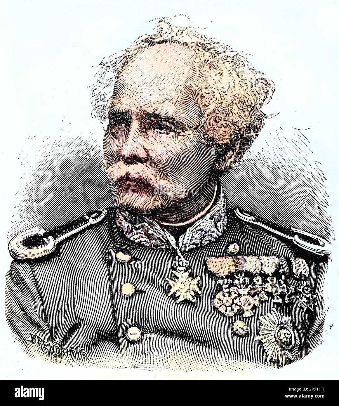 Julius Hartwig Friedrich von Hartmann, 1817 - 1878, war ein preußischer ...