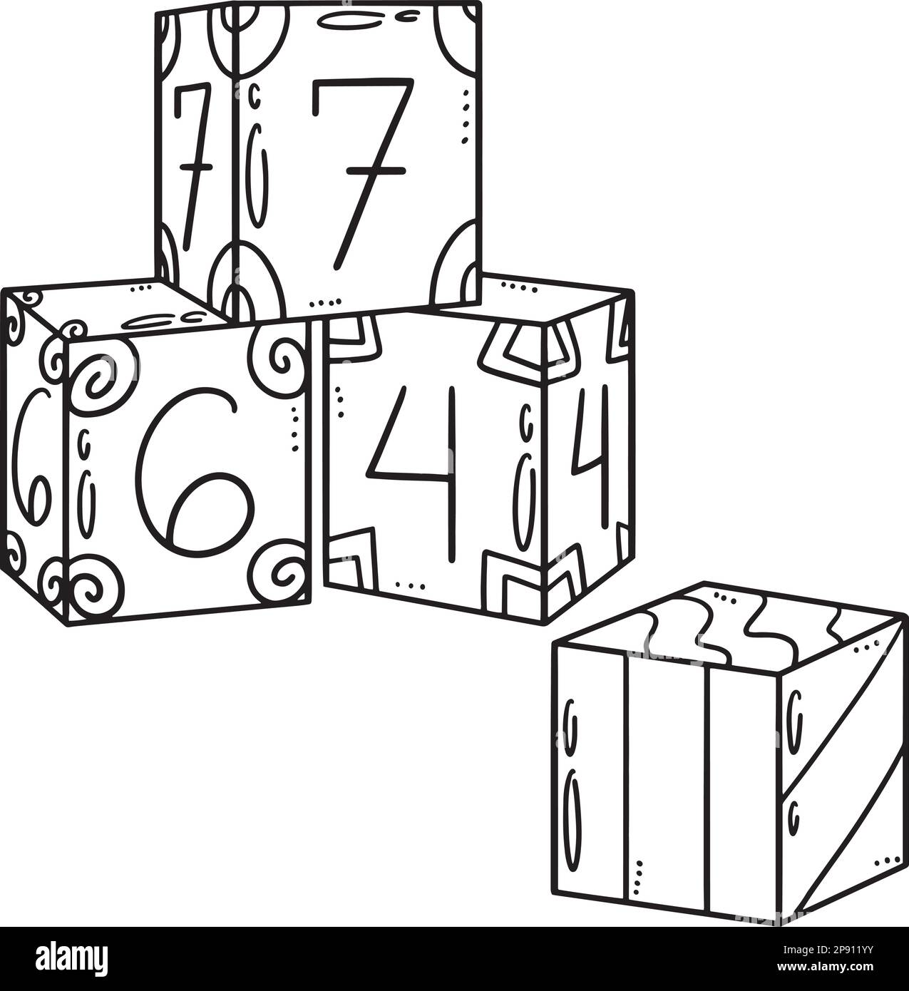 Counting Clipart Cubes Unifix Blocks Math Kindergarten Preschool Grade ...