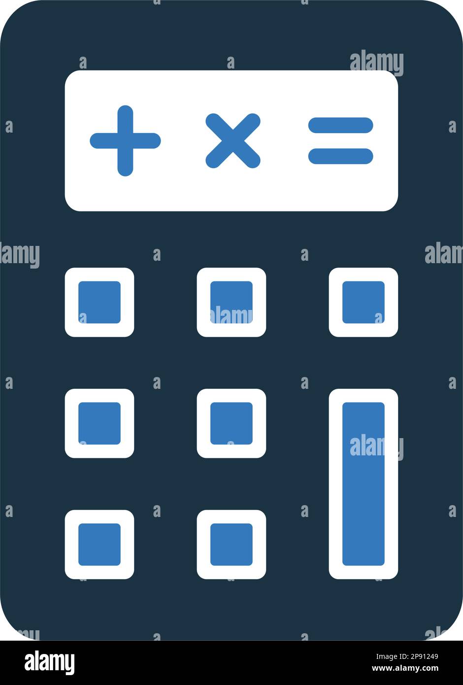 SEO calc icon. Simple vector illustration isolated on a white ...