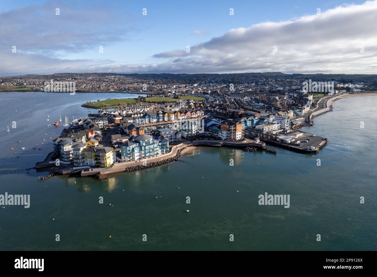 Devon aerial view dawlish hi-res stock photography and images - Alamy