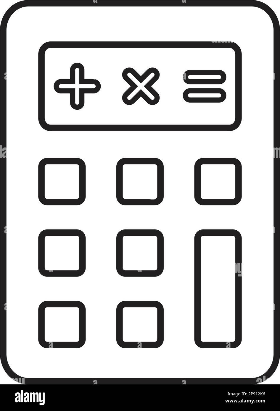 SEO calc icon. Simple vector illustration isolated on a white ...