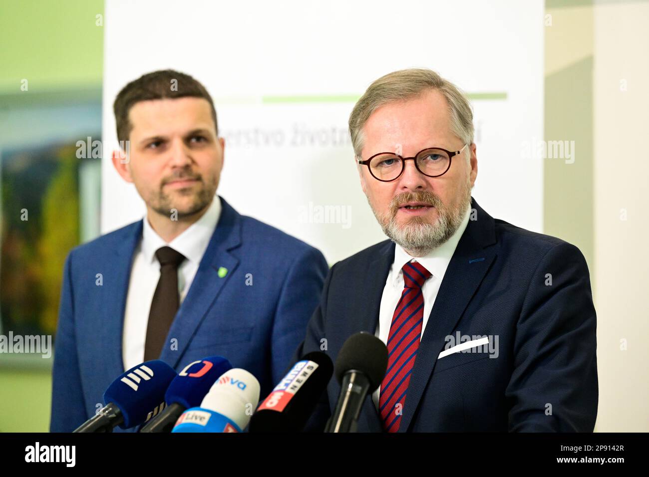 Prague, Czech Republic. 10th Mar, 2023. Czech Prime Minister Petr Fiala ...