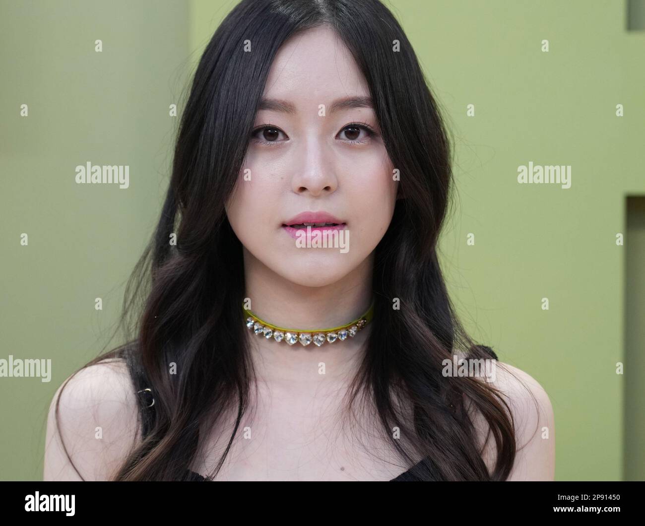 Los Angeles, USA. 09th Mar, 2023. Ji Hu Park arrives at the Versace ...