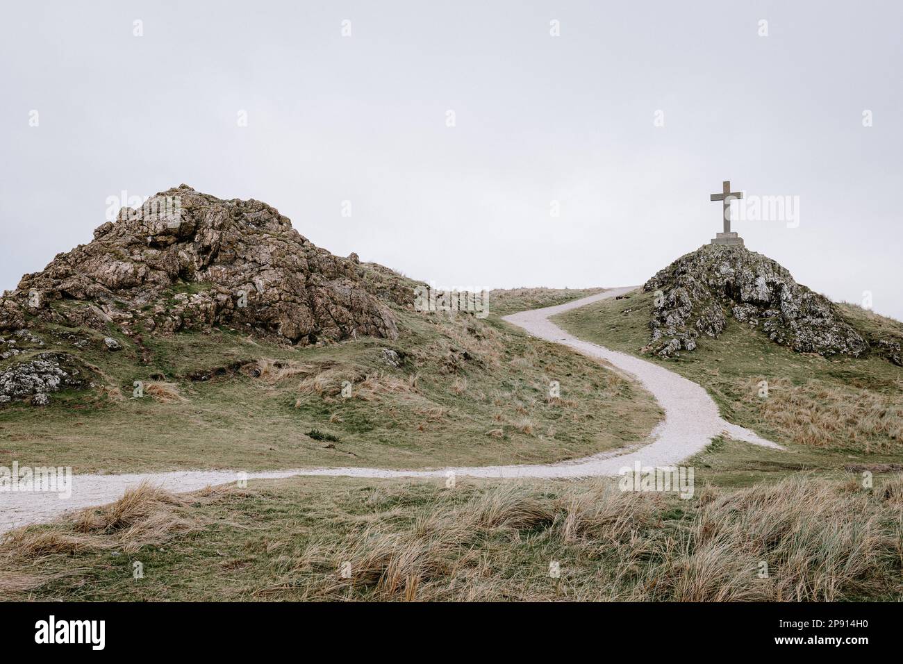 Llanddwyn Island, Snowdonia, North Wales. Featuring Twr Mawr Lighthouse ...