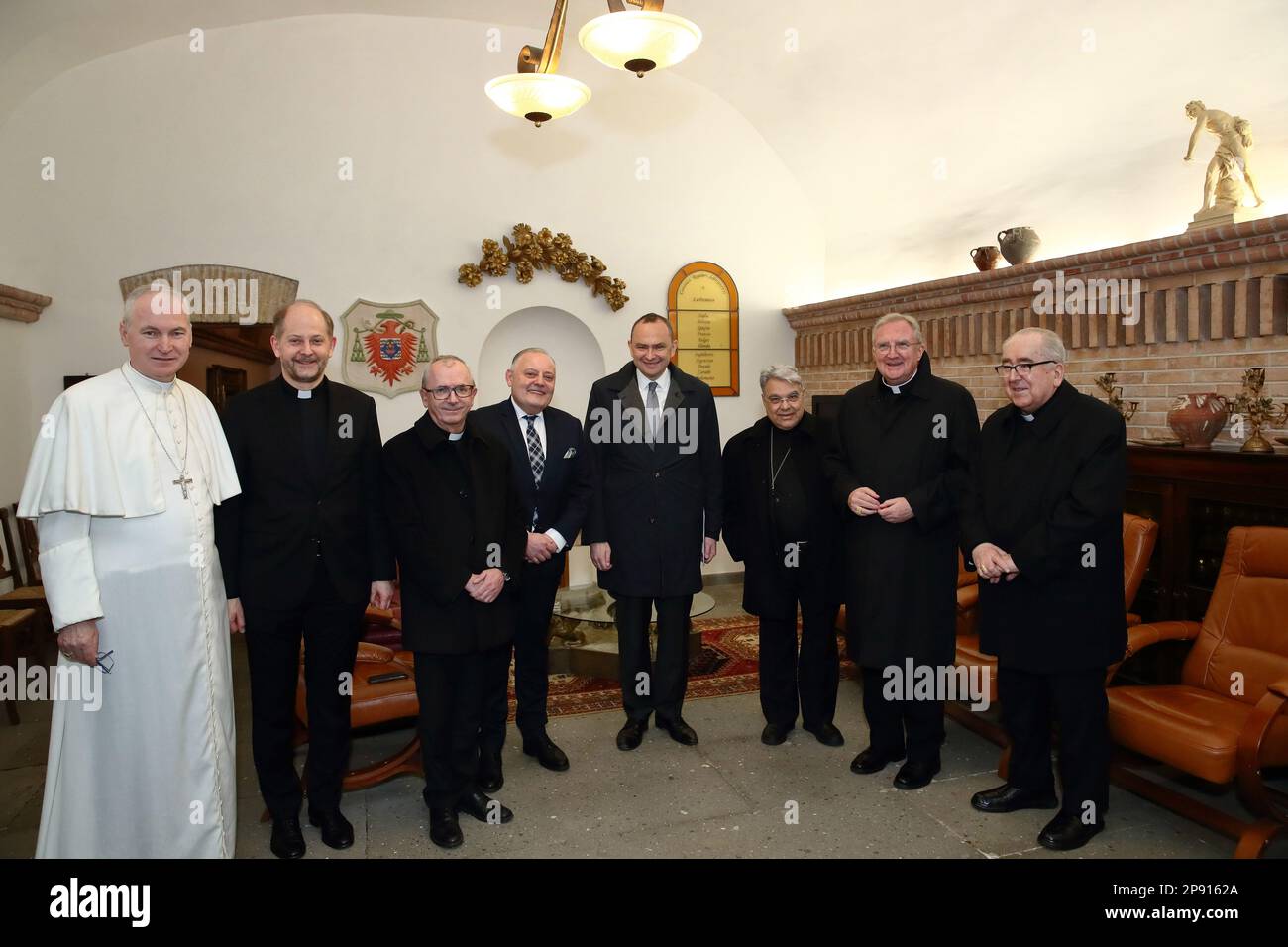 From left: the Superior of the Order of Canons Regular of the Lateran ...