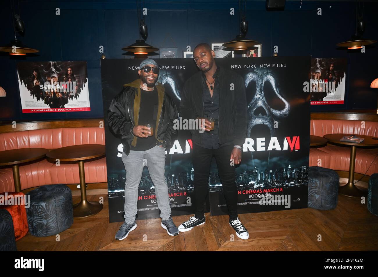 London, UK. 9th March 2023. MN8 Singer Kule T and Ben Ofoedu attends ...