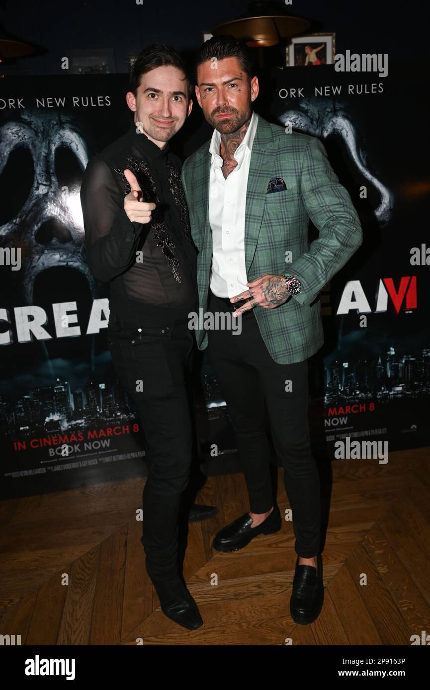 London, UK. 9th March 2023. Robbie McMahon and Michael J Hardwick ...