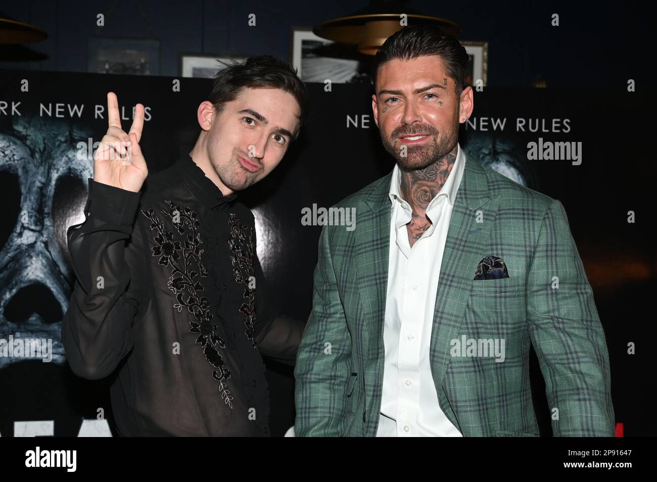 London, UK. 9th March 2023. Robbie McMahon and Michael J Hardwick ...