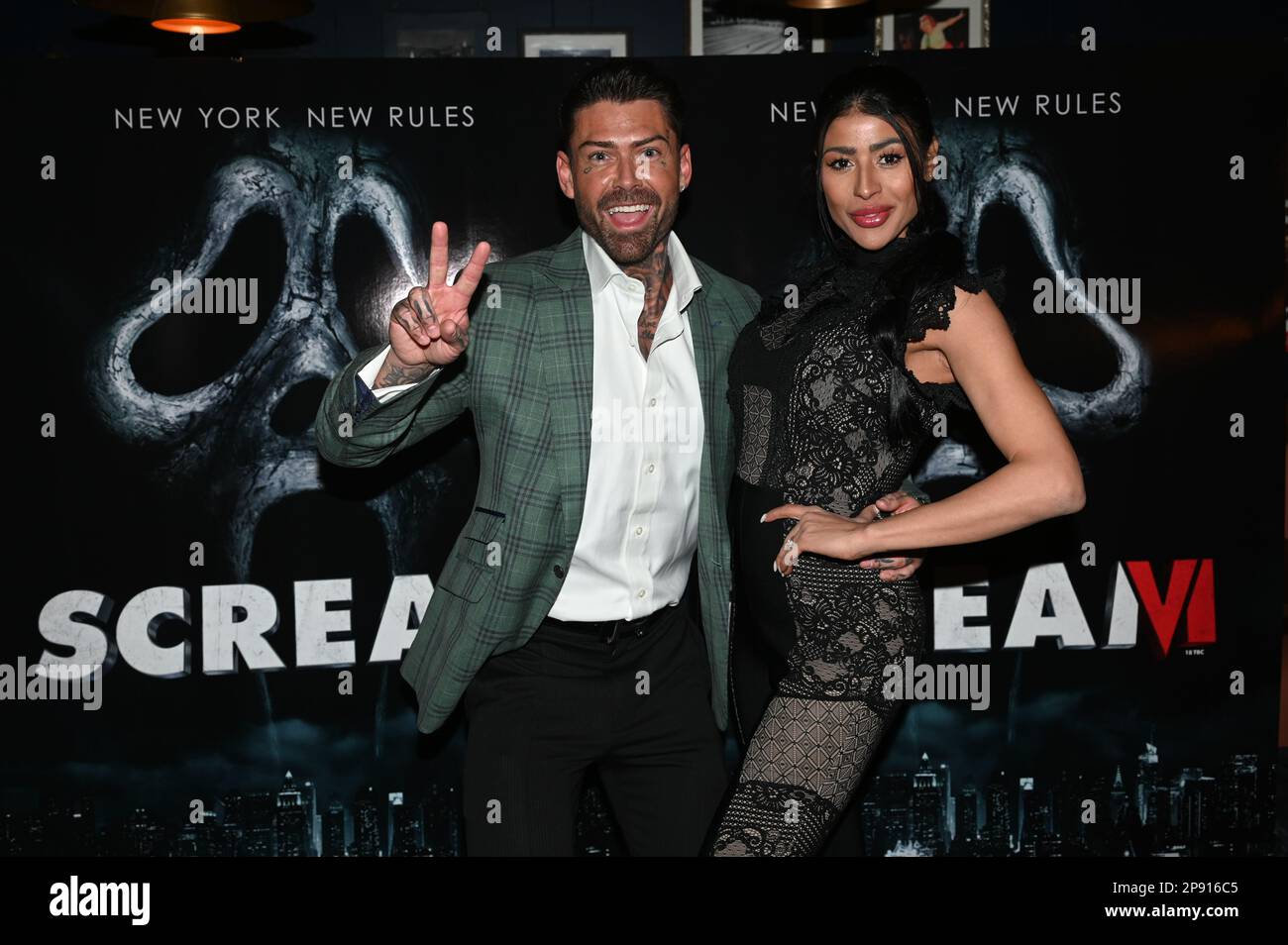 London, UK. 9th March 2023. Robbie McMahon and Rania Pugholm is a ...