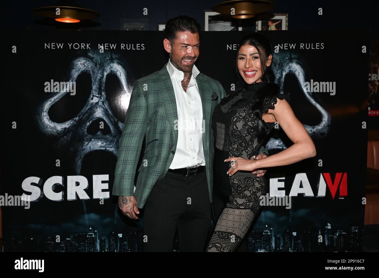 London, UK. 9th March 2023. Robbie McMahon and Rania Pugholm is a ...