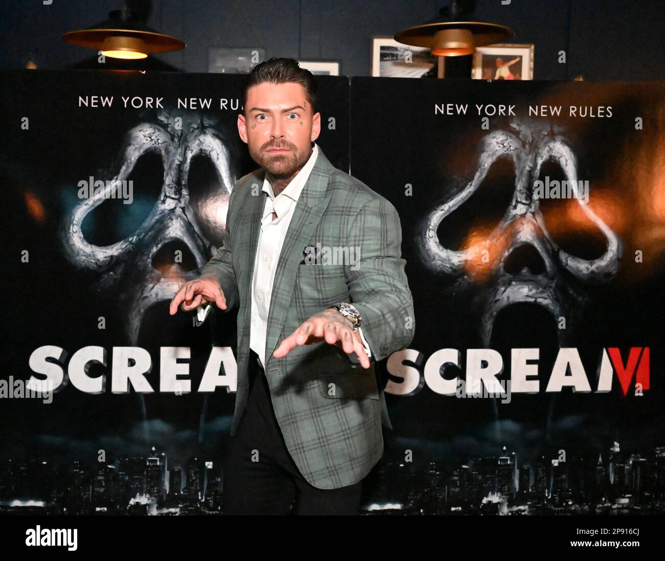 London, UK. 9th March 2023. Robbie McMahon attends The reality ...