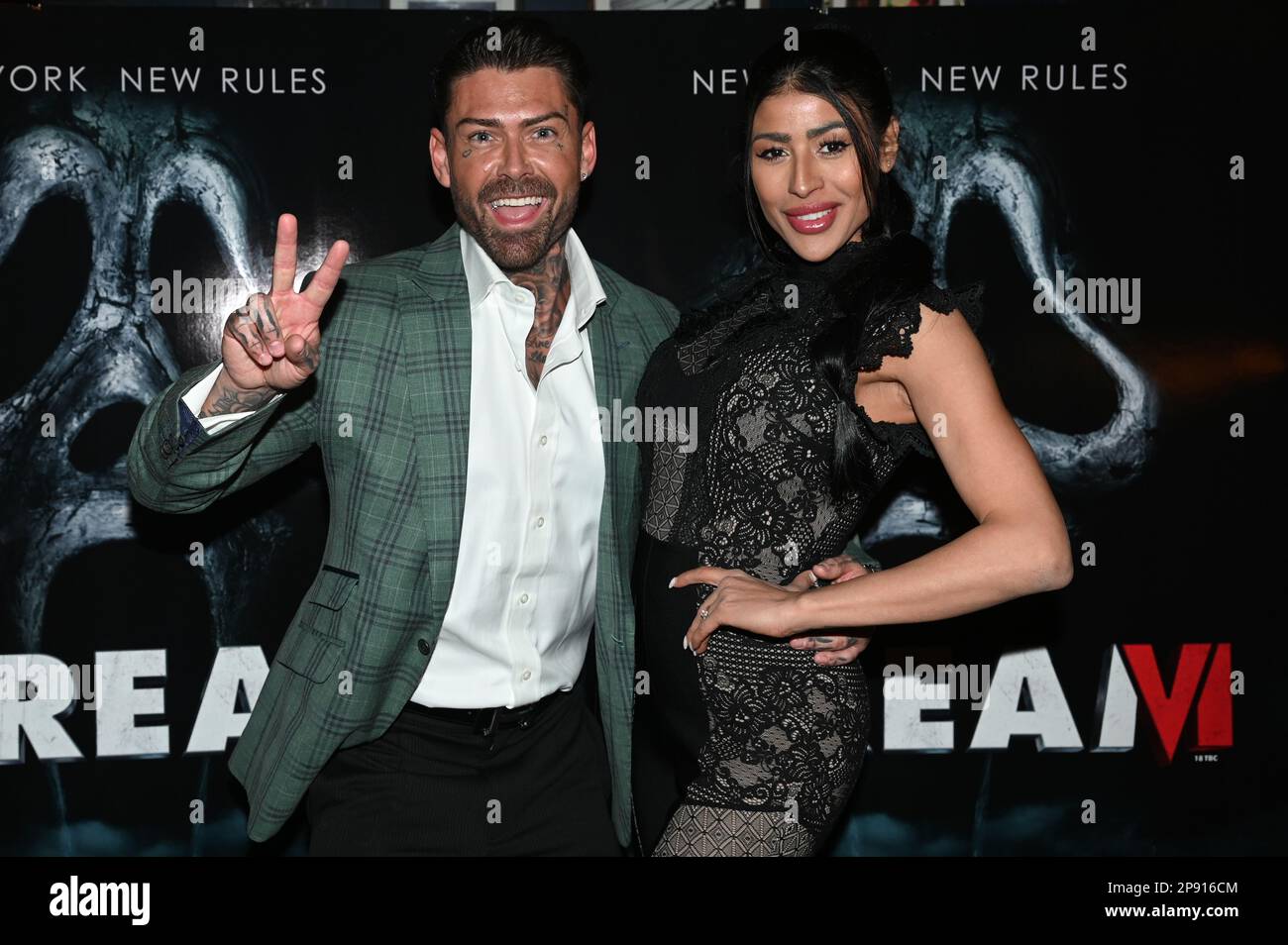 London, UK. 9th March 2023. Robbie McMahon and Rania Pugholm is a ...