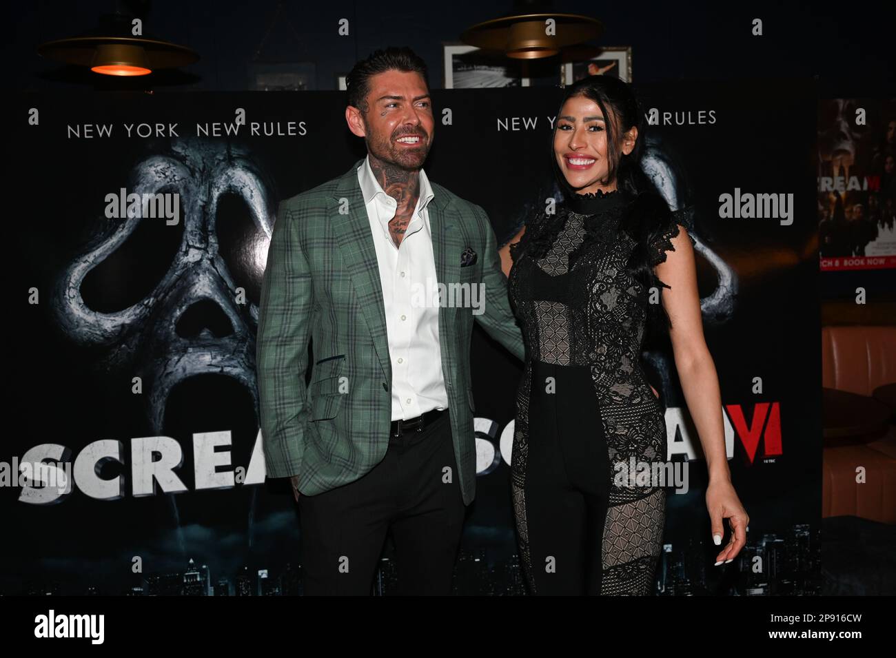 London, UK. 9th March 2023. Robbie McMahon and Rania Pugholm is a ...