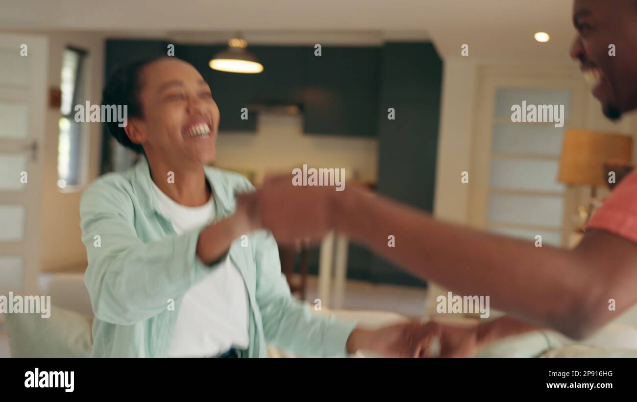 Young cute couple dancing playfully hi-res stock photography and images ...