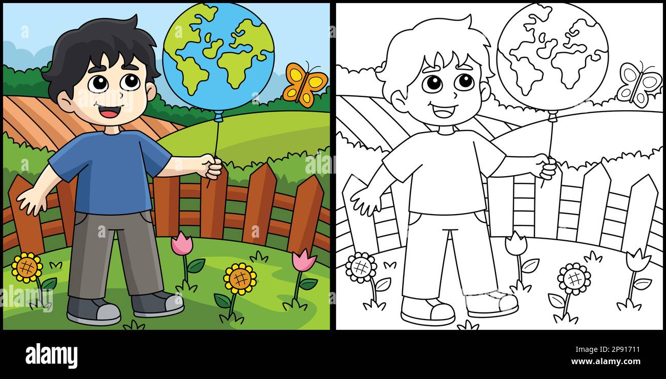 Balloon Boy Coloring Pages