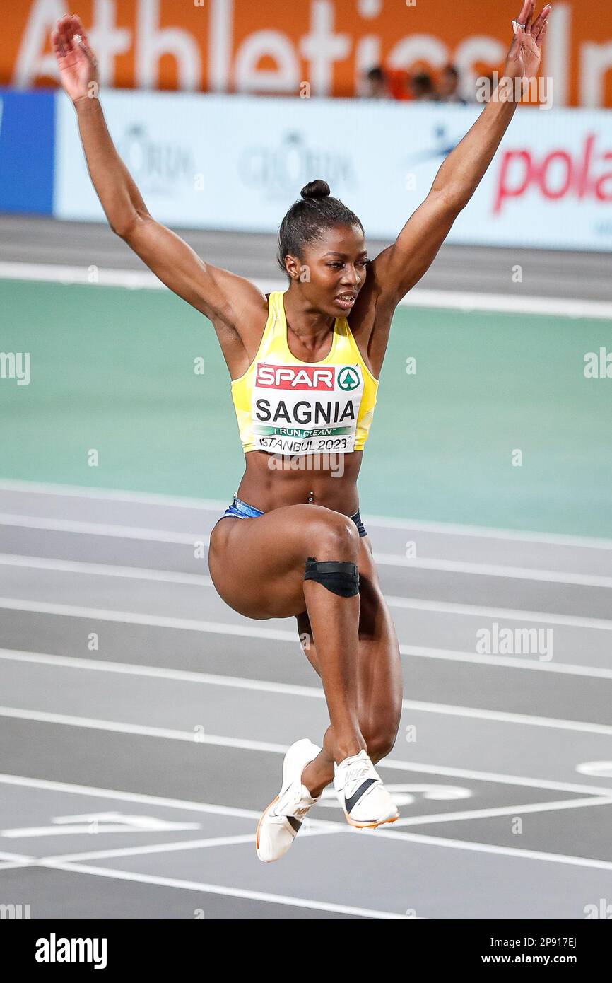 Istanbul, Turkey, 4 March 2023. Khaddi Sagnia of Sweden competes in ...
