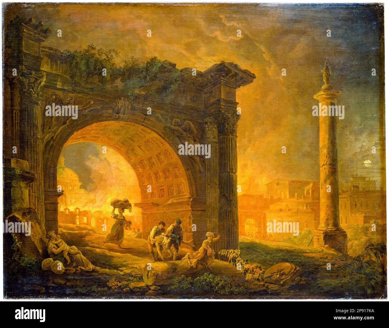 Oil on canvas fine art painting Cut Out Stock Images & Pictures - Alamy