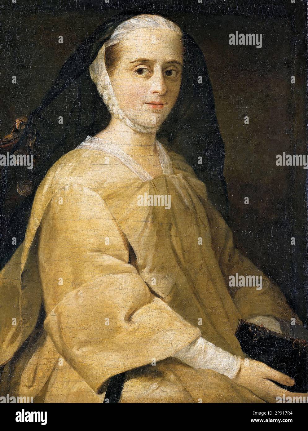 Pietro Longhi, Portrait, of, Marchesa Concina di Udine, painting in oil ...