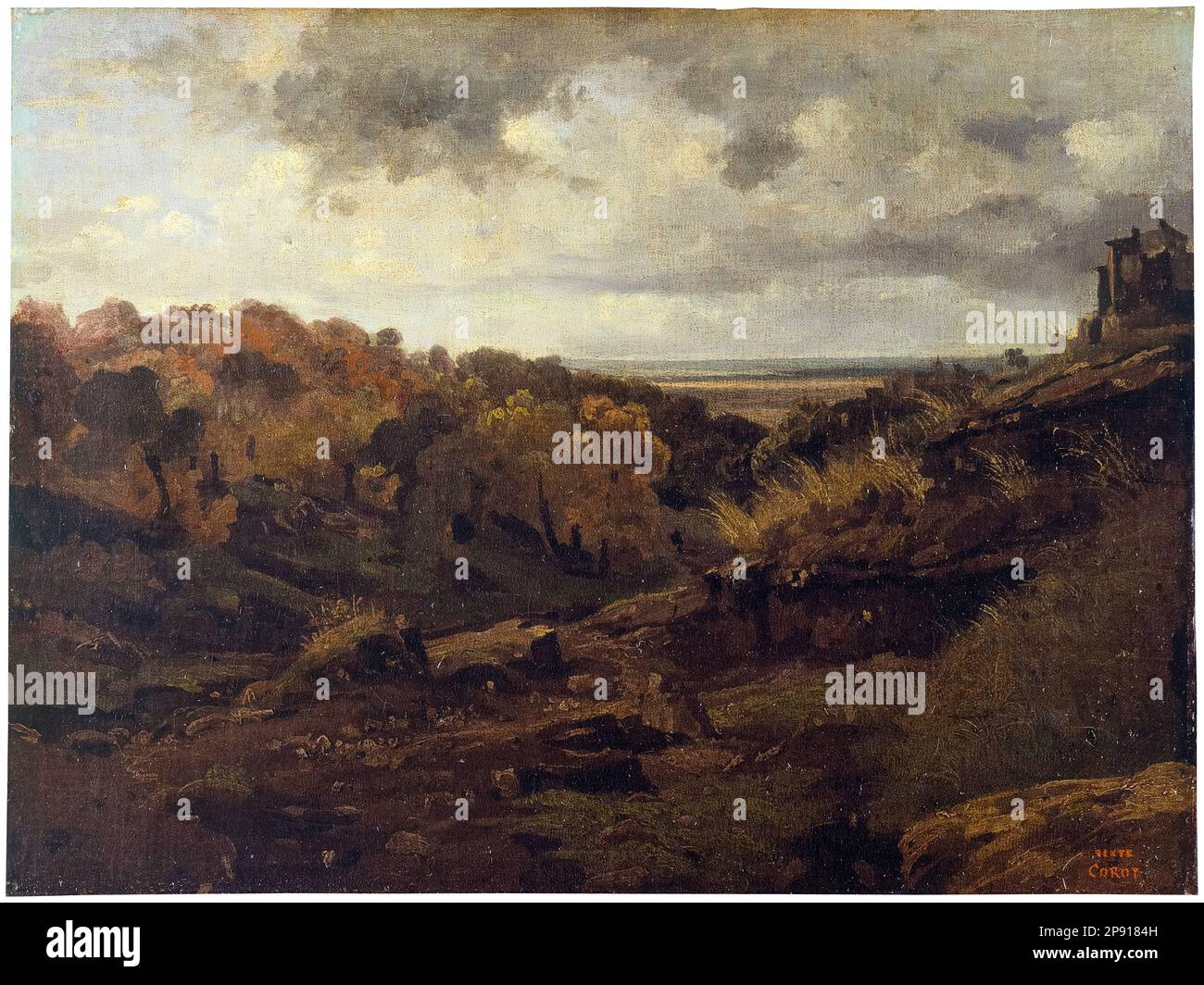 Italian landscape paintings hi-res stock photography and images - Alamy