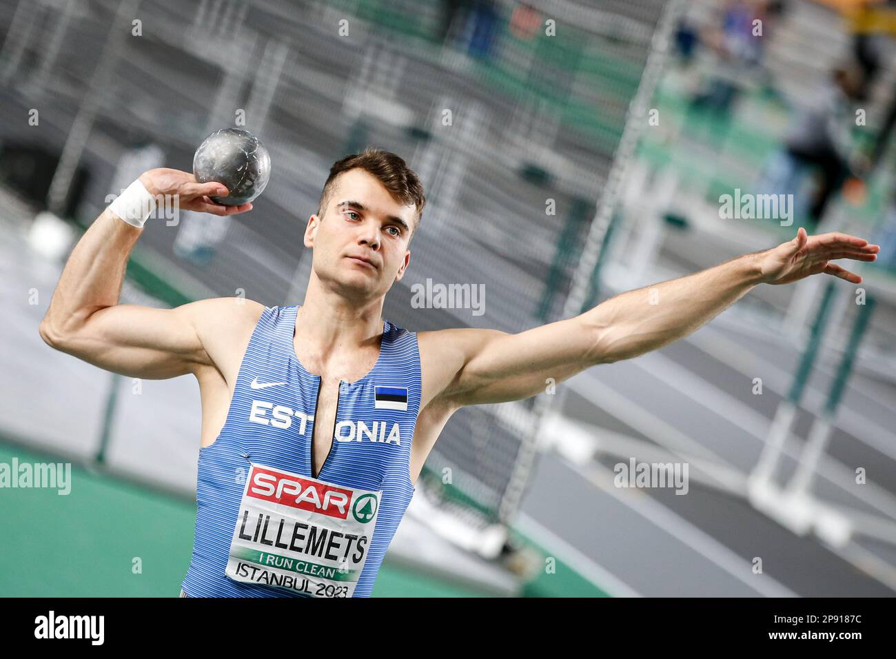 Istanbul, Turkey, 4 March 2023. Risto Lillemets of Estonia reacts in ...