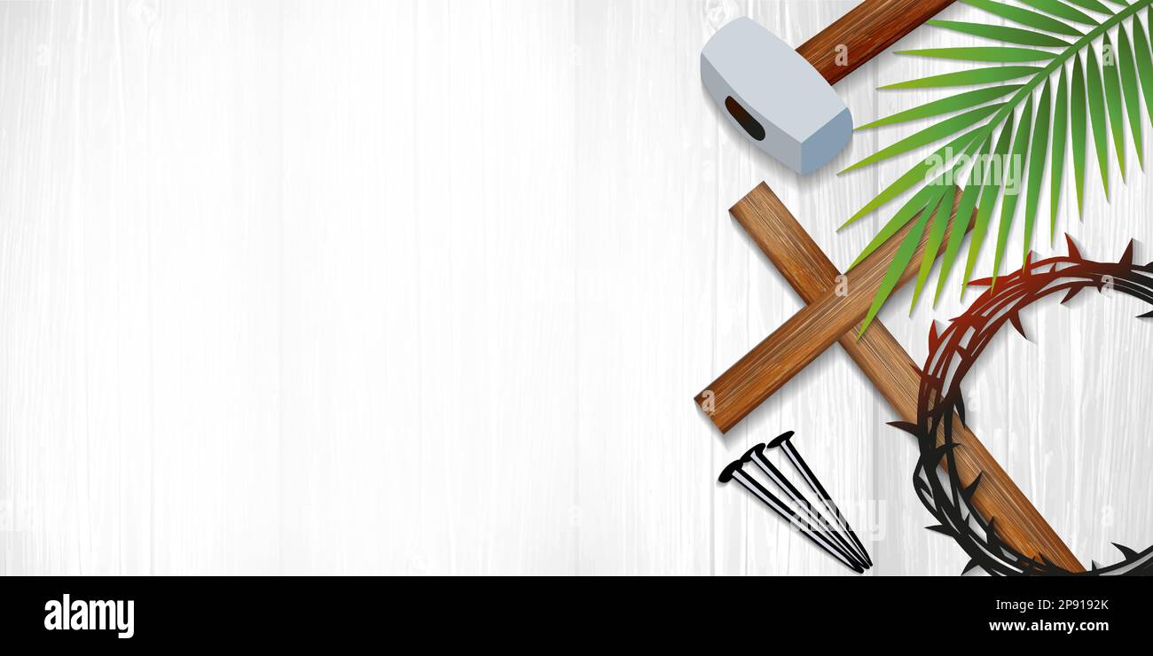 Easter good friday service Stock Vector Images - Alamy