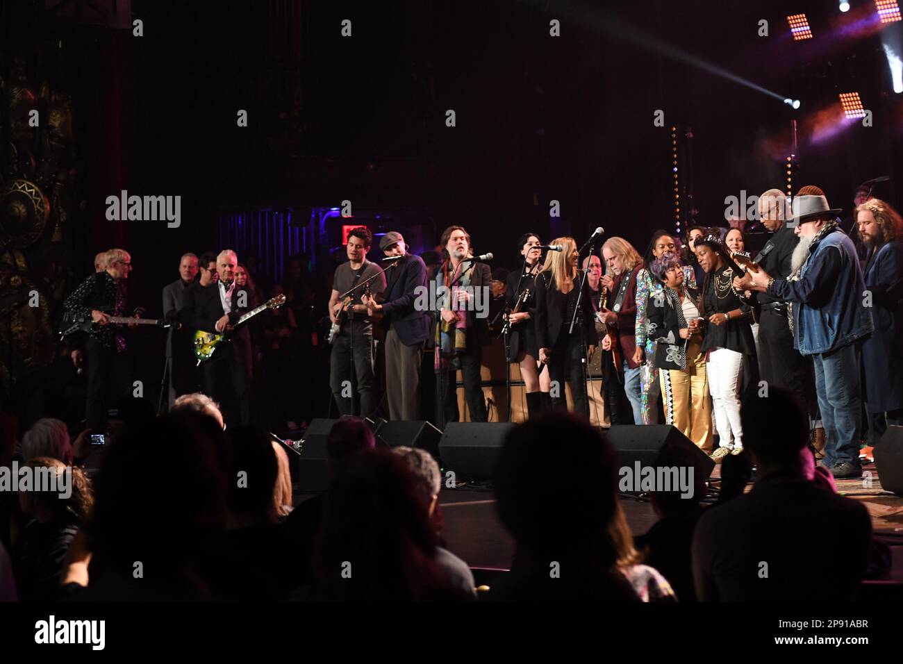 New York, USA. 09th Mar, 2023. Group jam session at the Seventh Annual ...