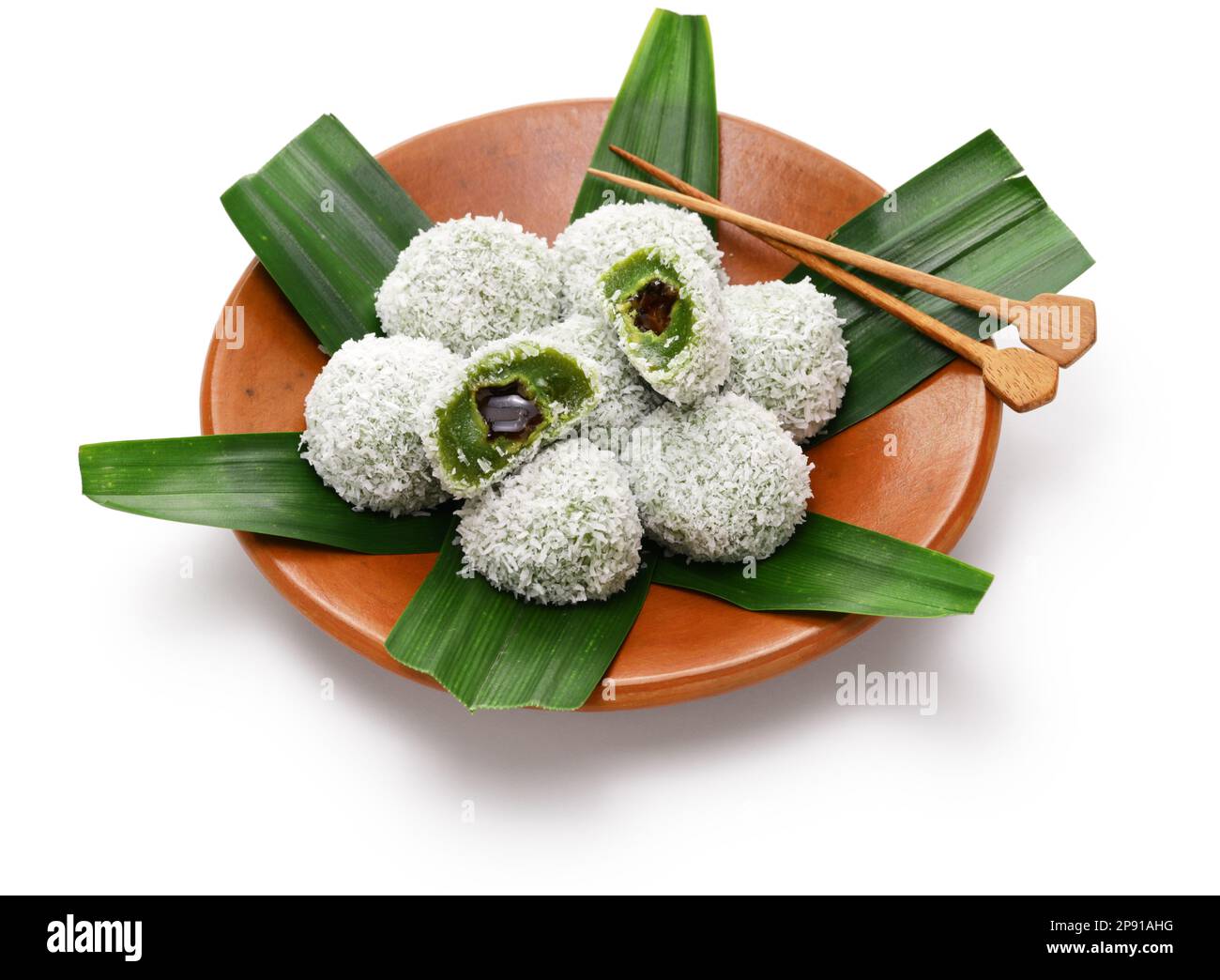 Onde-onde is a traditional Malaysian dessert consisting of green(made ...