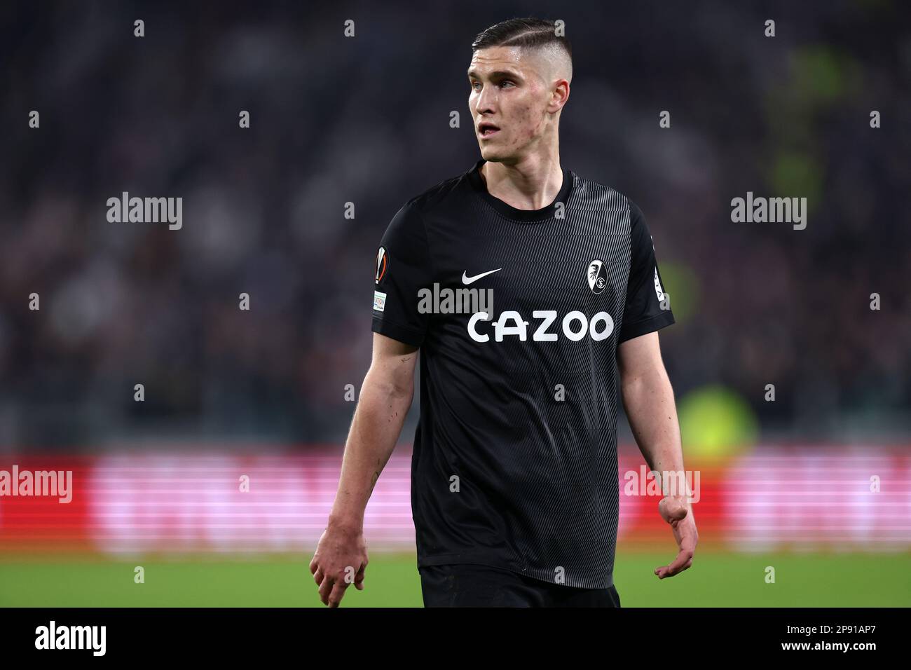Roland Sallai of Sc Freiburg looks on during the Uefa Europa League ...