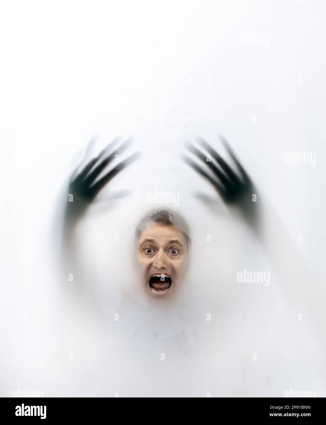 Face pressed against glass hi-res stock photography and images - Alamy