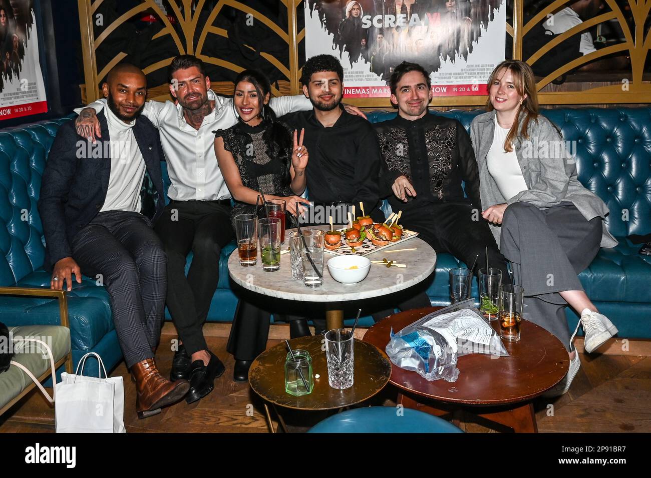 London, UK. 9th March 2023. ,Chef Andre, Robbie McMahon, Rania Pugholm ...