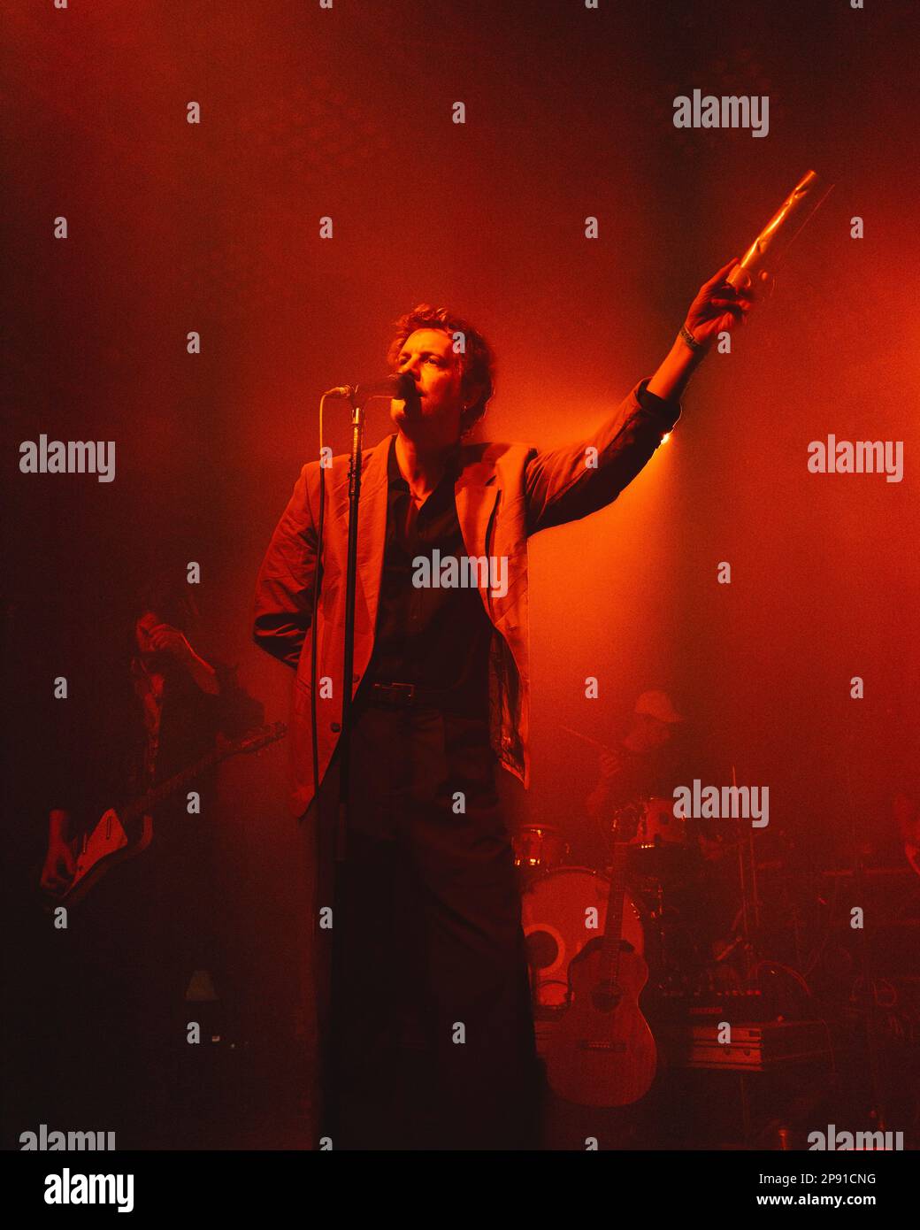 Milan, Italy, 09th Mar 2023. Belgian indie singer Warhaus (Maarten ...