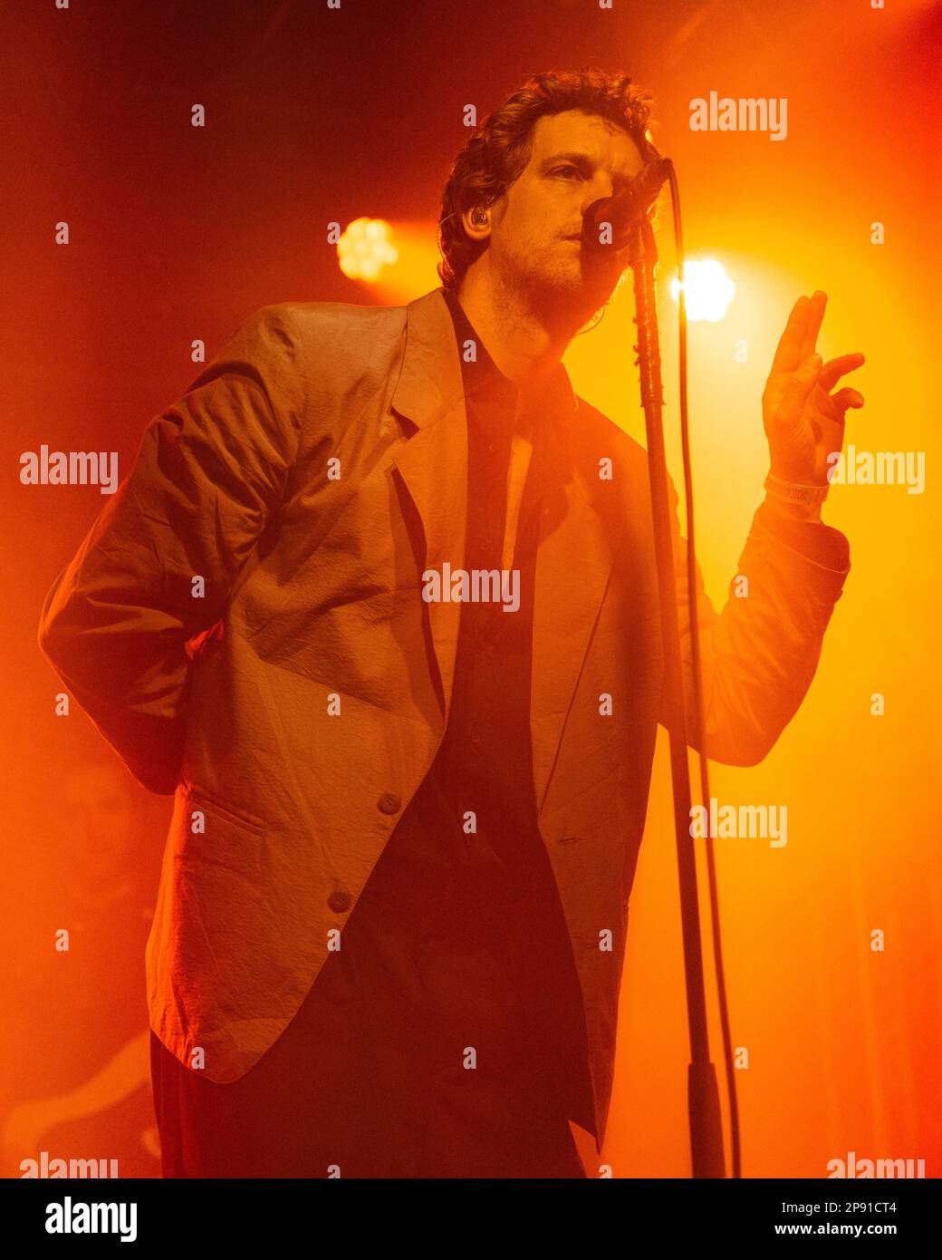 Milan, Italy, 09th Mar 2023. Belgian indie singer Warhaus (Maarten ...