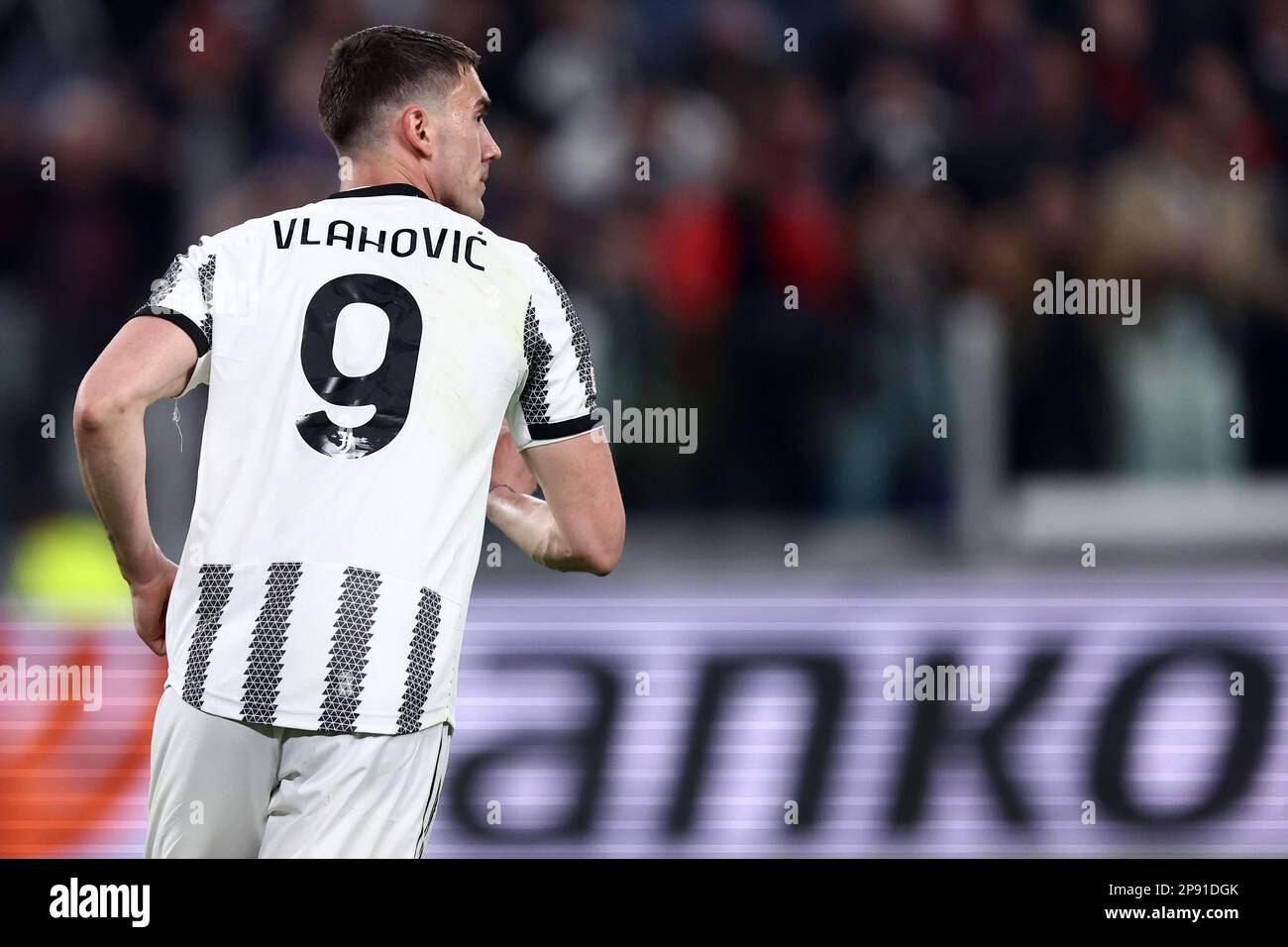 Dusan Vlahovic Of Juventus Fc Looks On During The Uefa Europa League