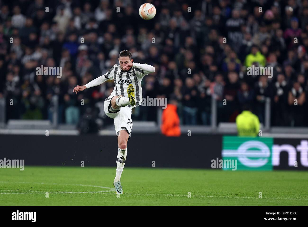Adrien Rabiot of Juventus Fc in action during the UEFA Europa League ...