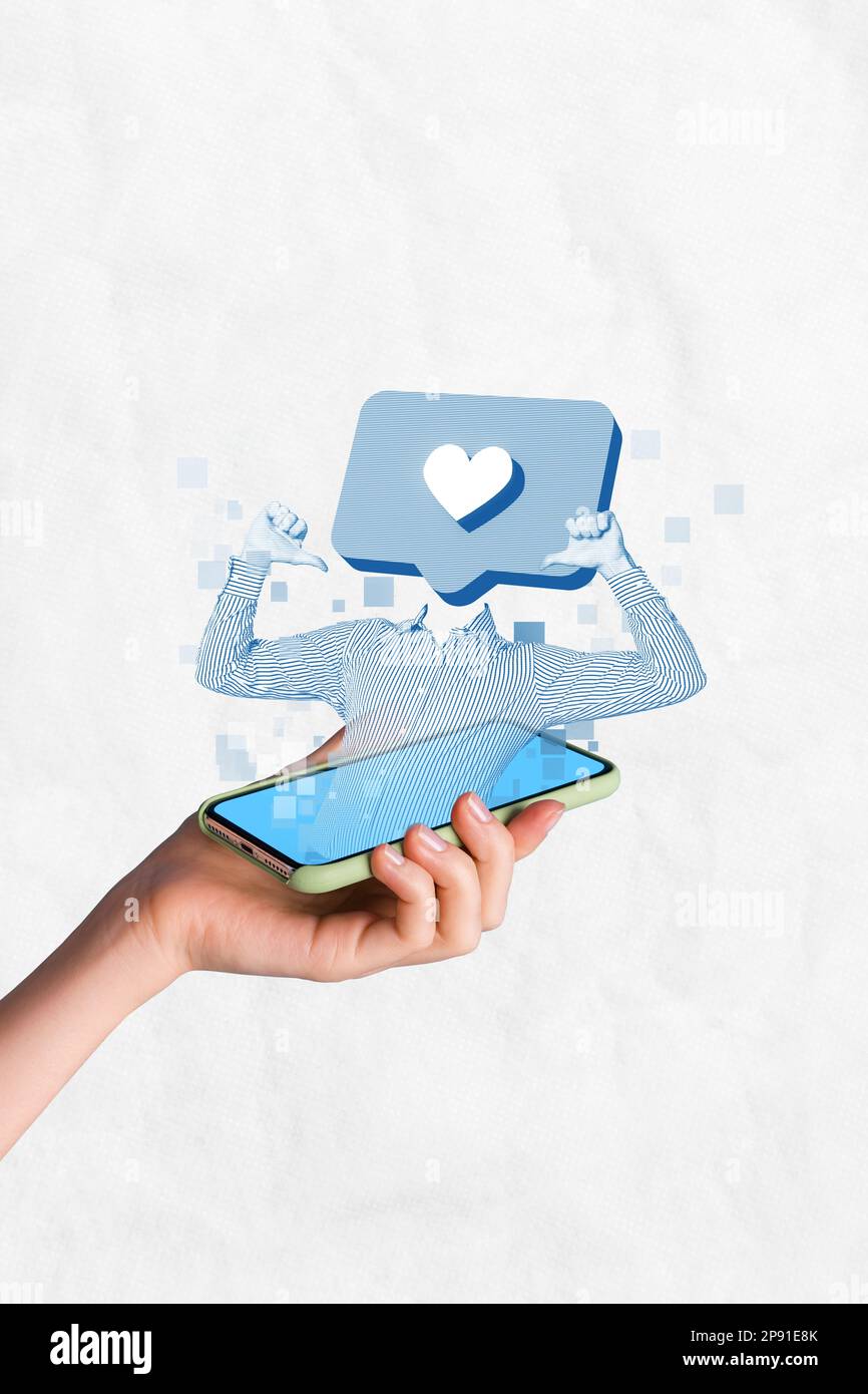 Guy have big like button instead of head famous popular blogger ...