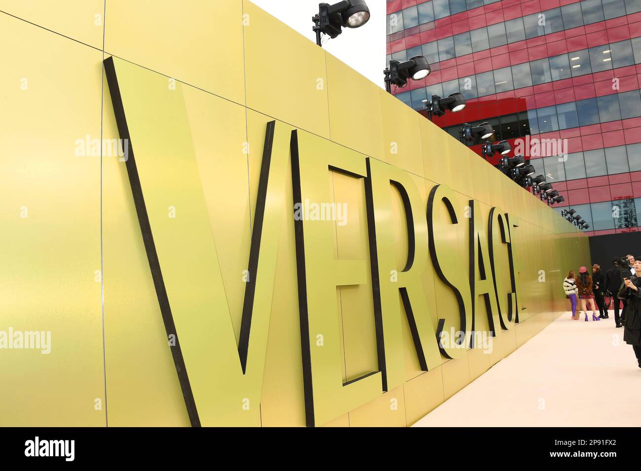 WEST HOLLYWOOD, CALIFORNIA - MARCH 09: Atmosphere at the Versace FW23 ...