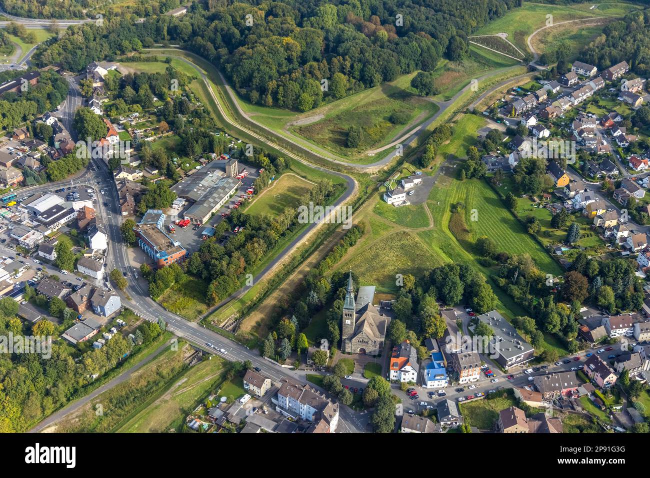 Immanuel church in marten district in dortmund hi-res stock photography ...