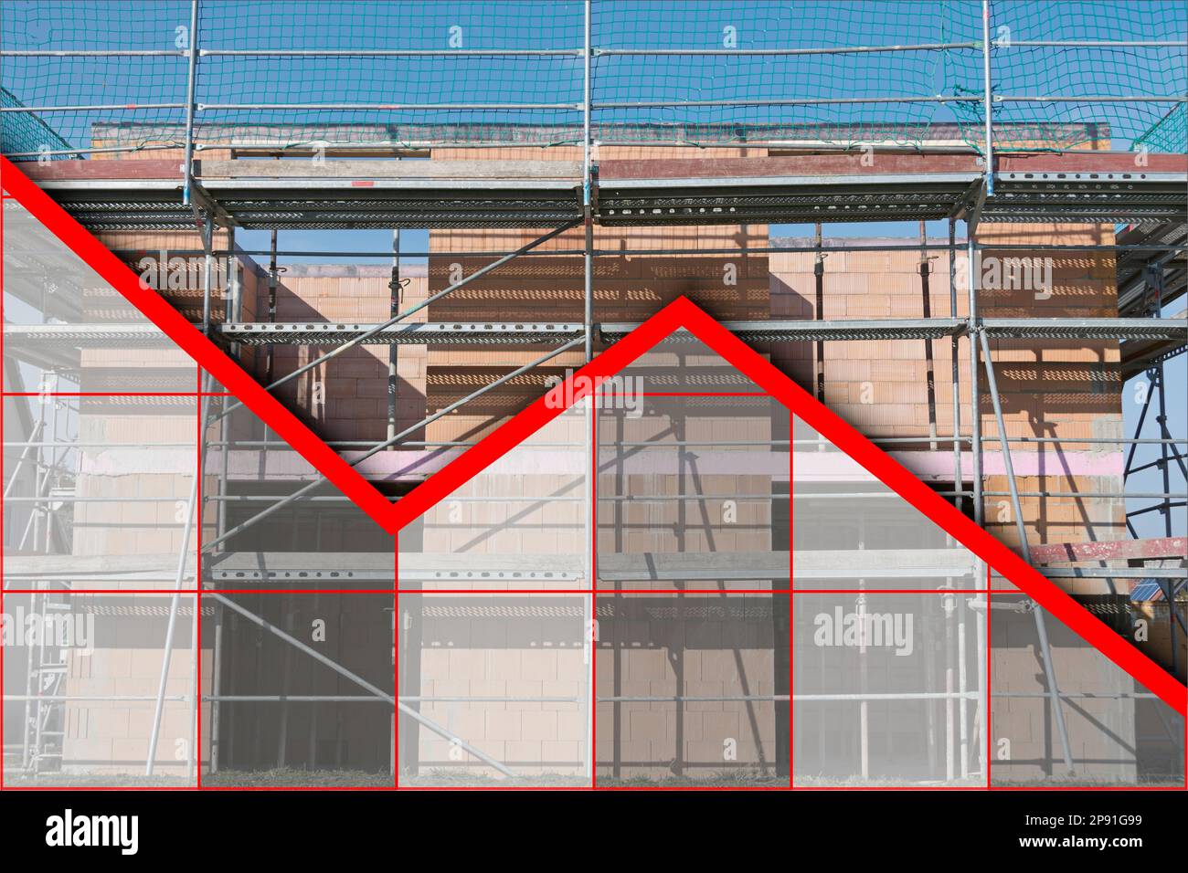 Declining construction orders in the construction industry Stock Photo ... Declining construction orders in the construction industry Stock Photo ...