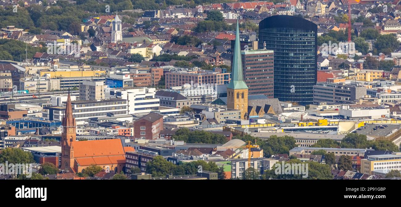 City center view with Church of the Holy Sepulchre Liebfrauen, Lutheran ...