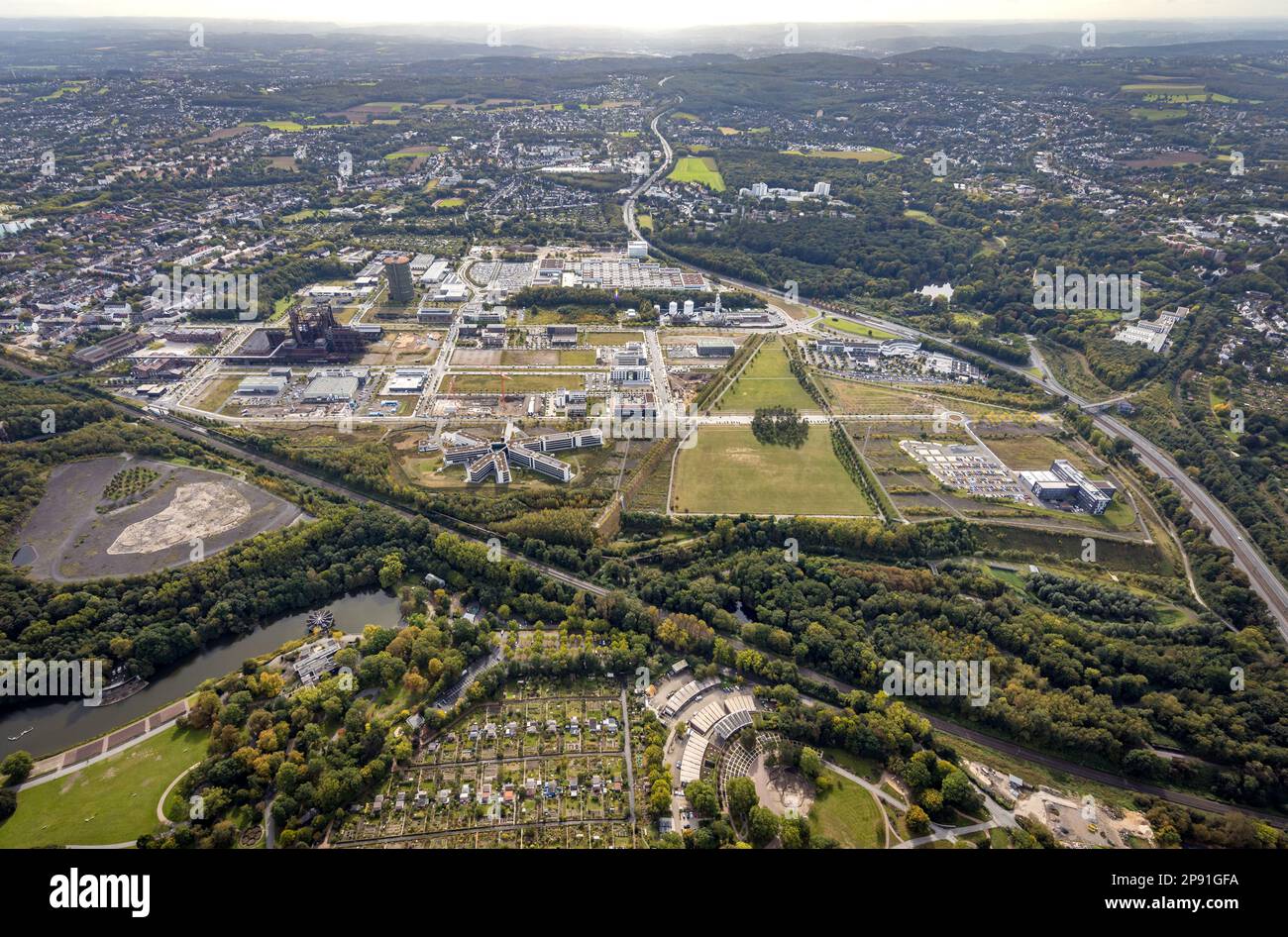 Phoenix-West Areal and Hoesch-Gasometer as well as Wilo Park, BMW ...