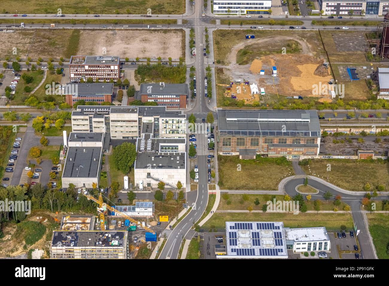 Phoenix-West area with company building MST Factory and ION-GAS GmbH at ...