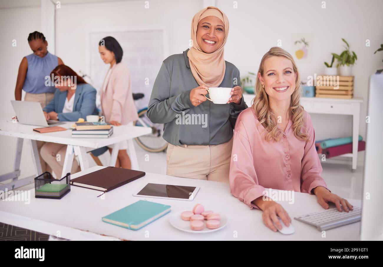 Business diversity, creative collaboration and women office employees ...