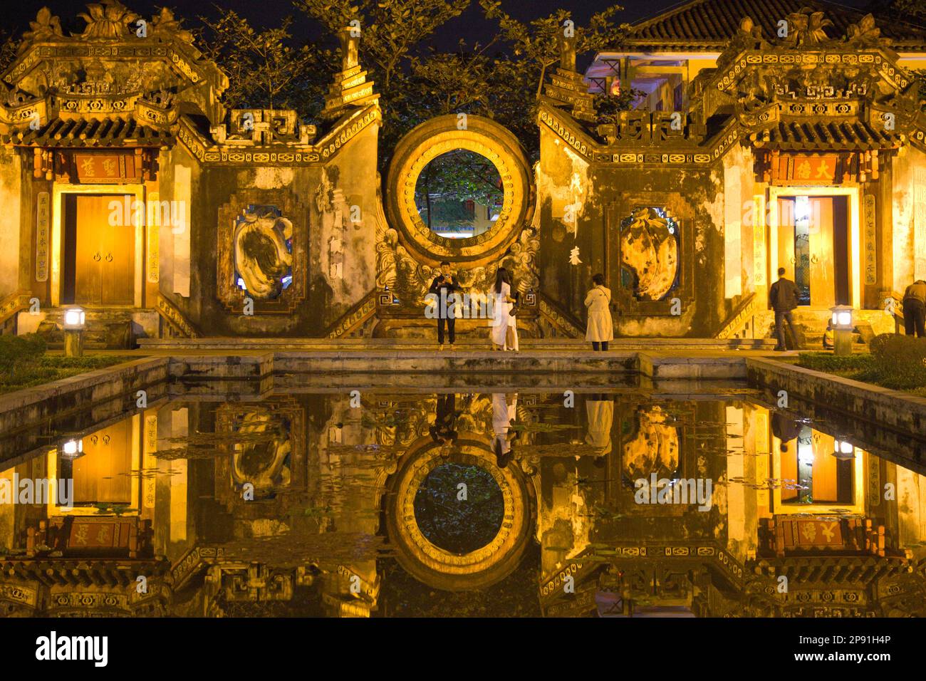 Vietnam, Hoi An, Ba Mu Temple Gate Stock Photo - Alamy