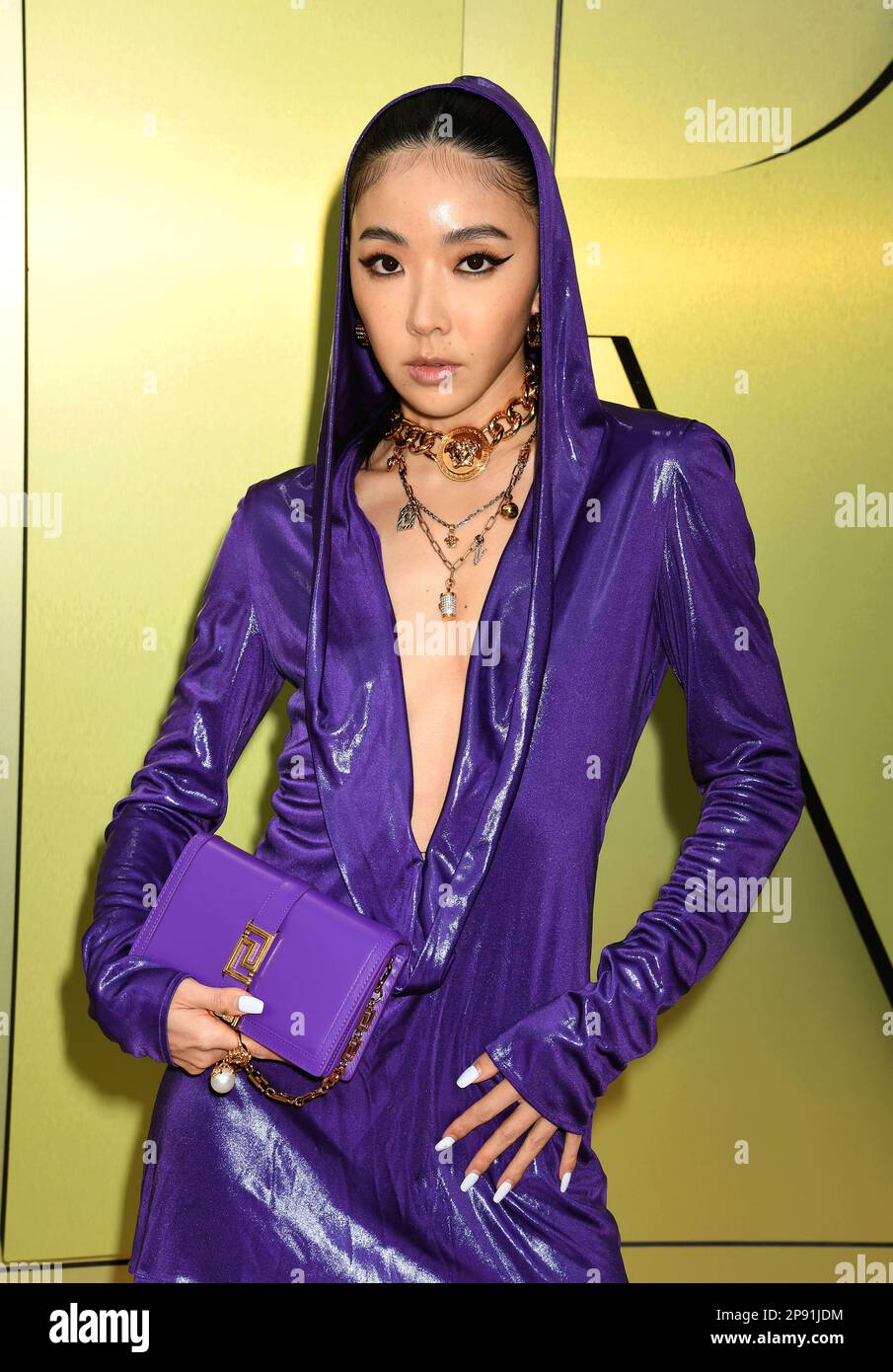 WEST HOLLYWOOD, CALIFORNIA - MARCH 09: Yeri attends the Versace FW23 ...